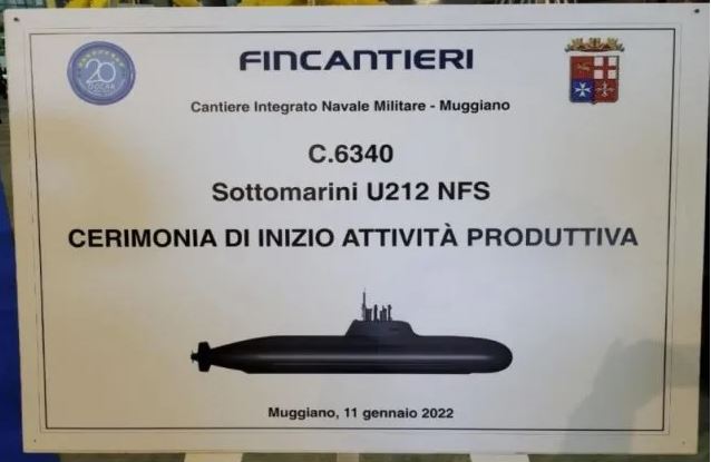 Fincantieri lance la construction du premier sous-marin NFS de la ...